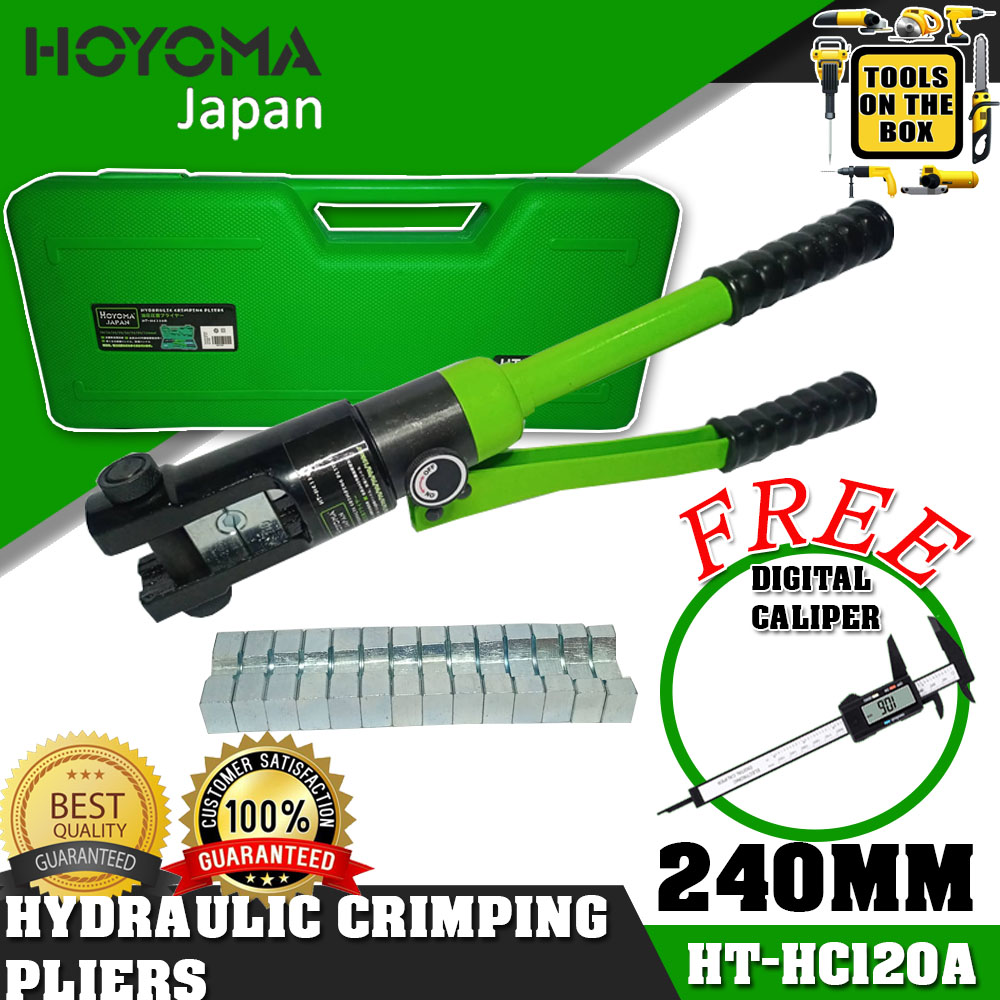 HOYOMA HYDRAULIC CRIMPING TOOLS 240mm +FREE Digital Caliper | Lazada PH