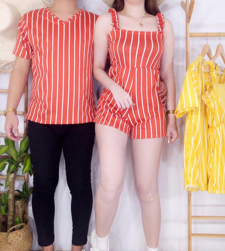 COUPLE SET ROMPER SHORT FOR WOMEN SHIRT FOR MEN | Lazada PH