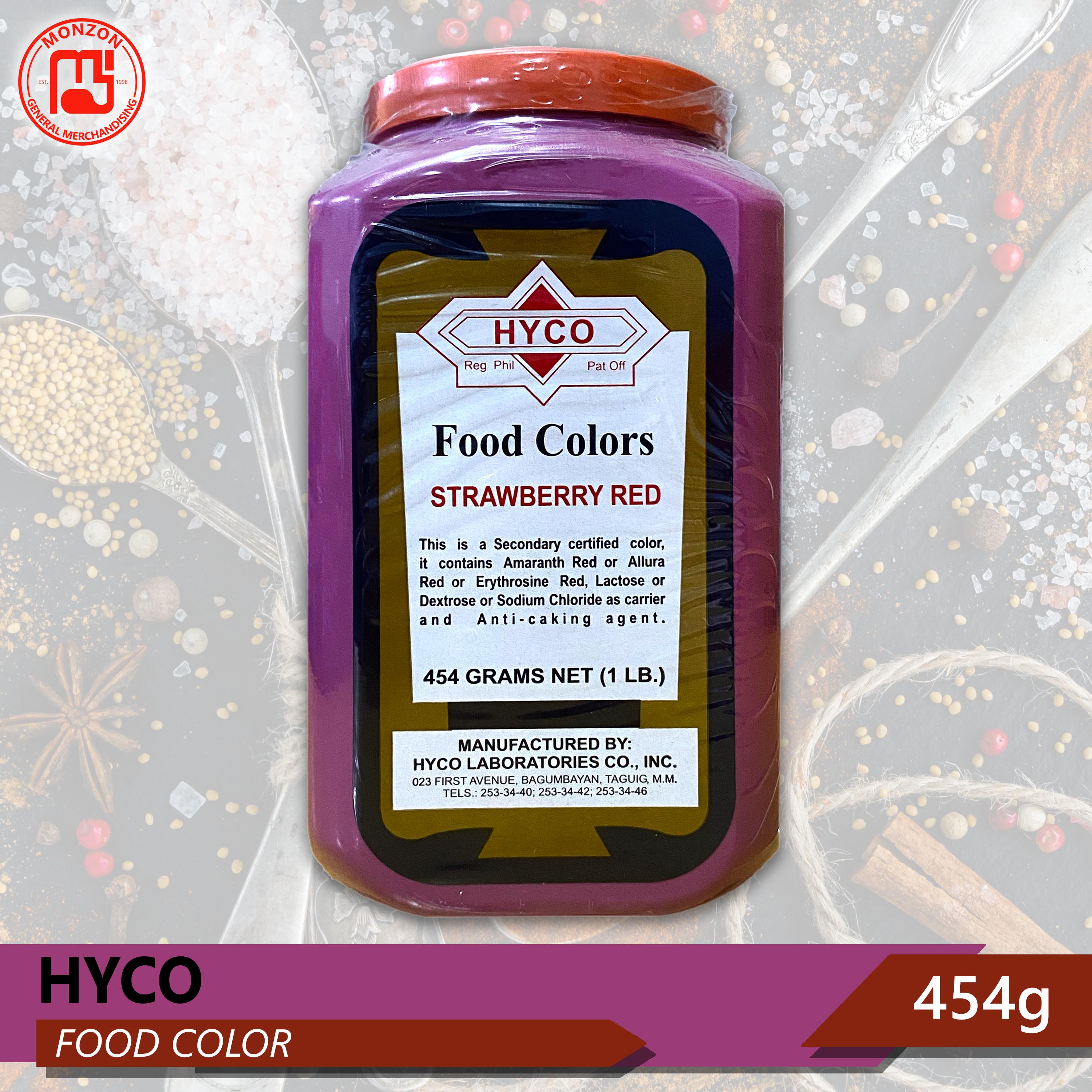Hyco Food Colors Strawberry Red 454g | Lazada PH
