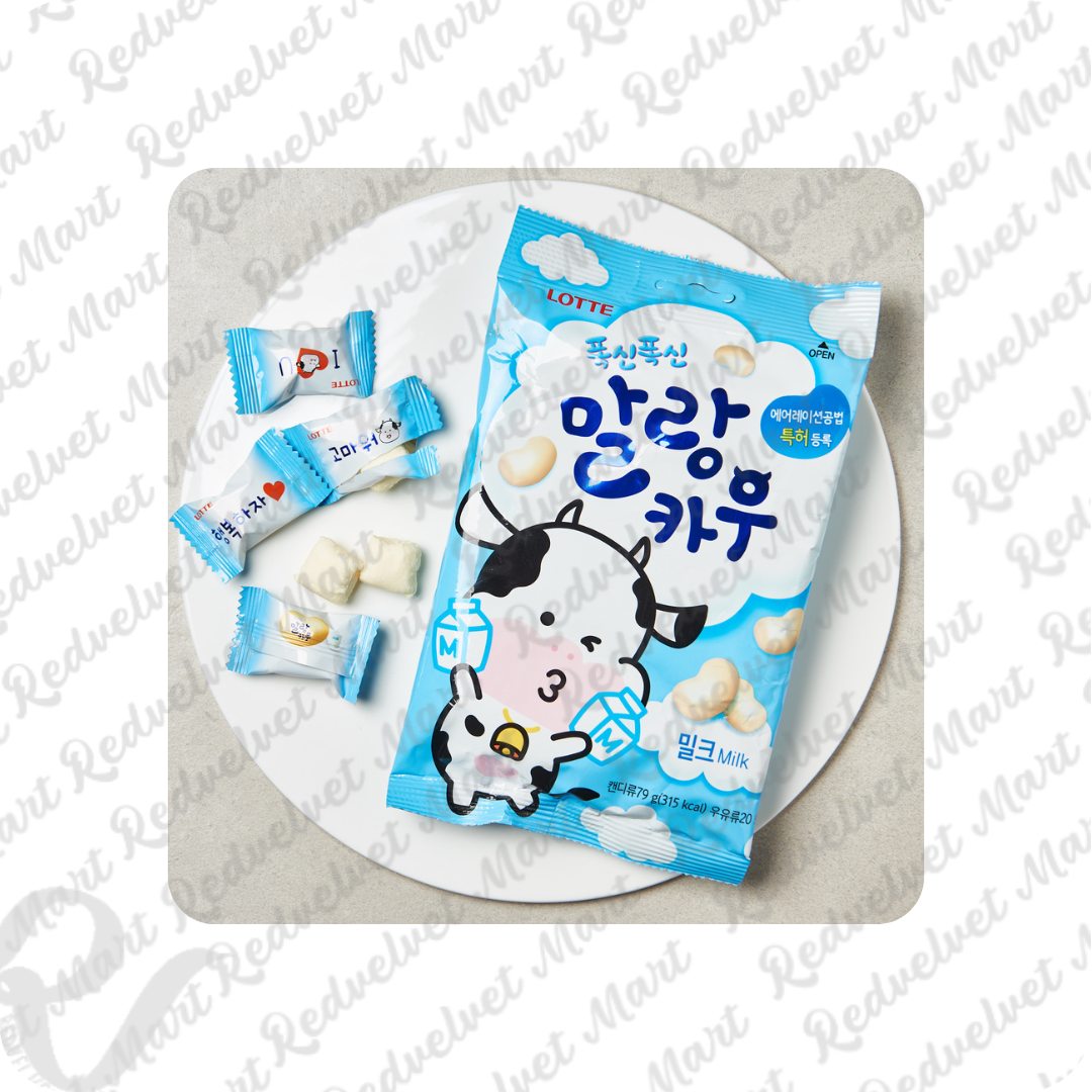 LOTTE MALANG COW SOFT CANDY 79G ( STRAWBERRY AND MILK FLAVOR ) | Lazada PH