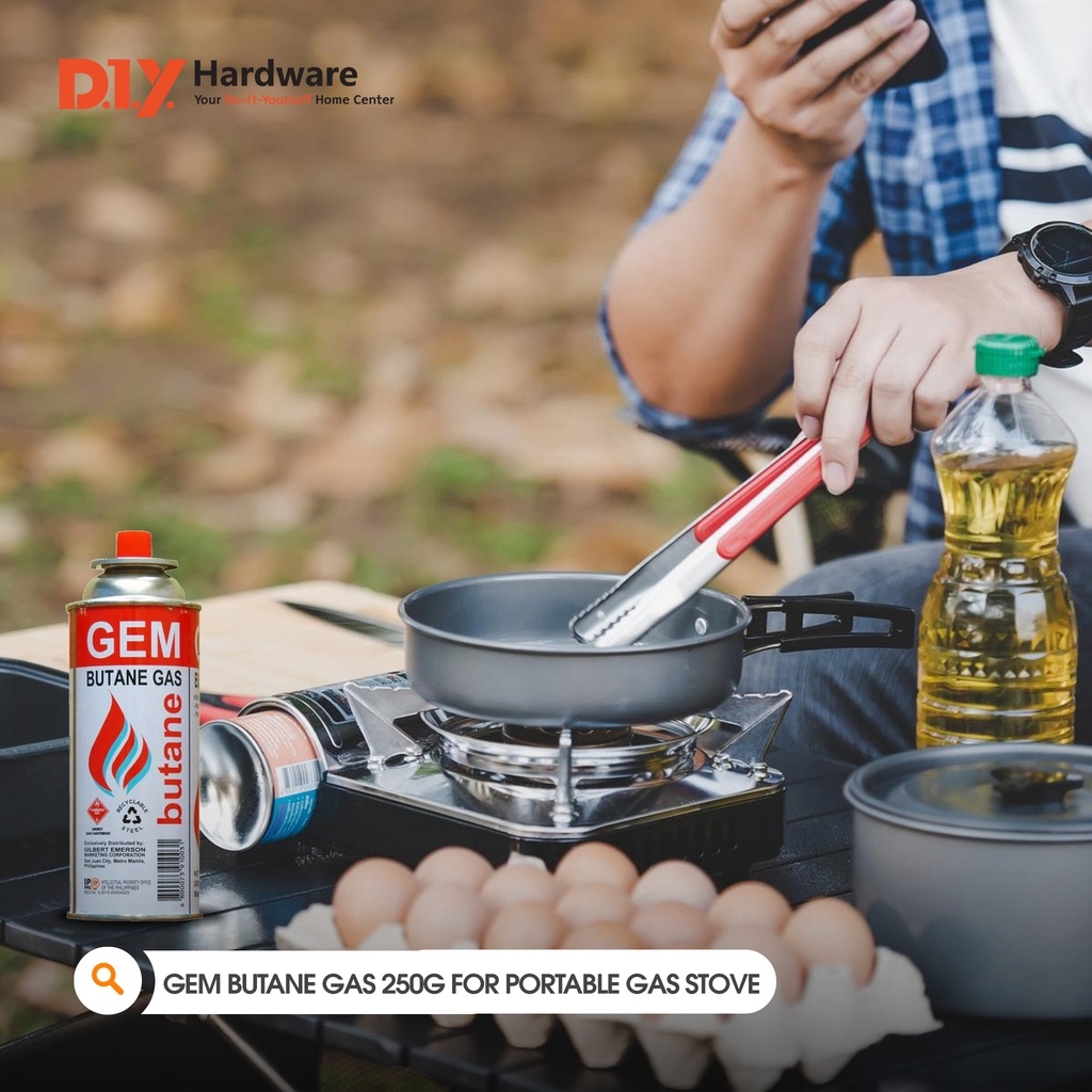 Gem Butane Gas 250g for Portable Stove | Lazada PH