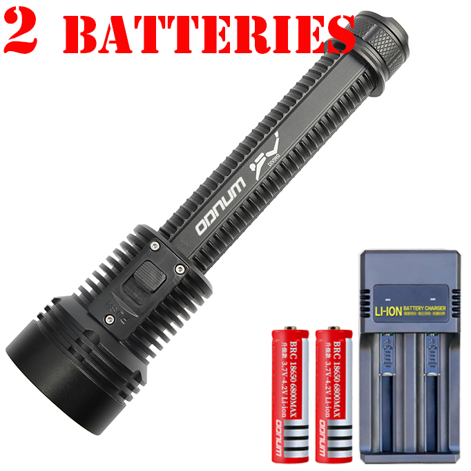 ODNUM professional diving flashlight P70 strong light LED Spearfishing ...