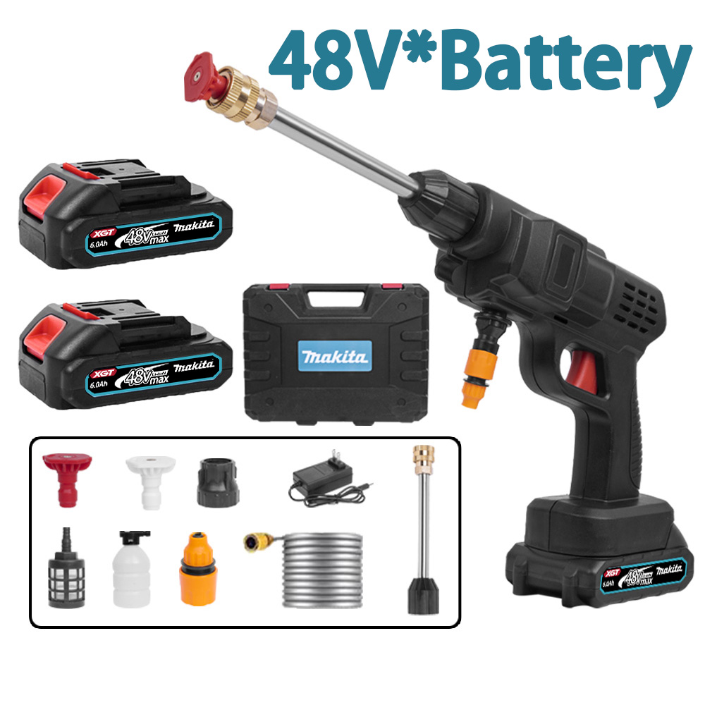 Makita Wireless Car Washer High Pressure Washer Sprayer Gun Cordless ...