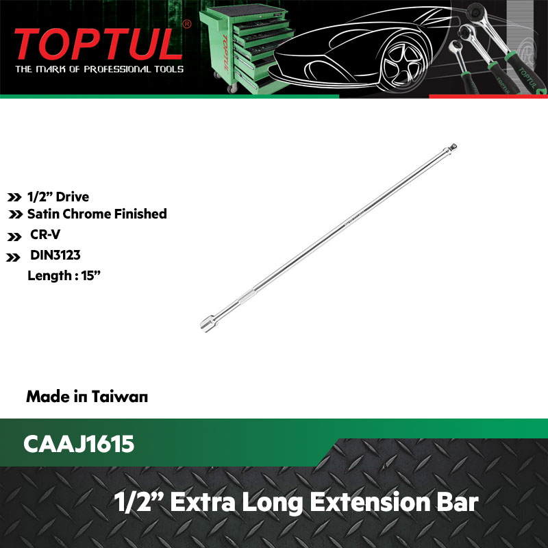 Toptul Extra Long Extension Bar 1/2" Drive | Lazada PH