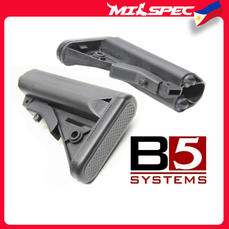 B5 Systems Enhanced SOPMOD Stock Black AR15 AR10 5.56 7.62 | Lazada PH