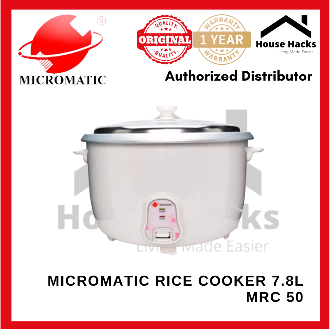 Micromatic Rice Cooker 7.8L MRC 50 (House Hacks) | Lazada PH