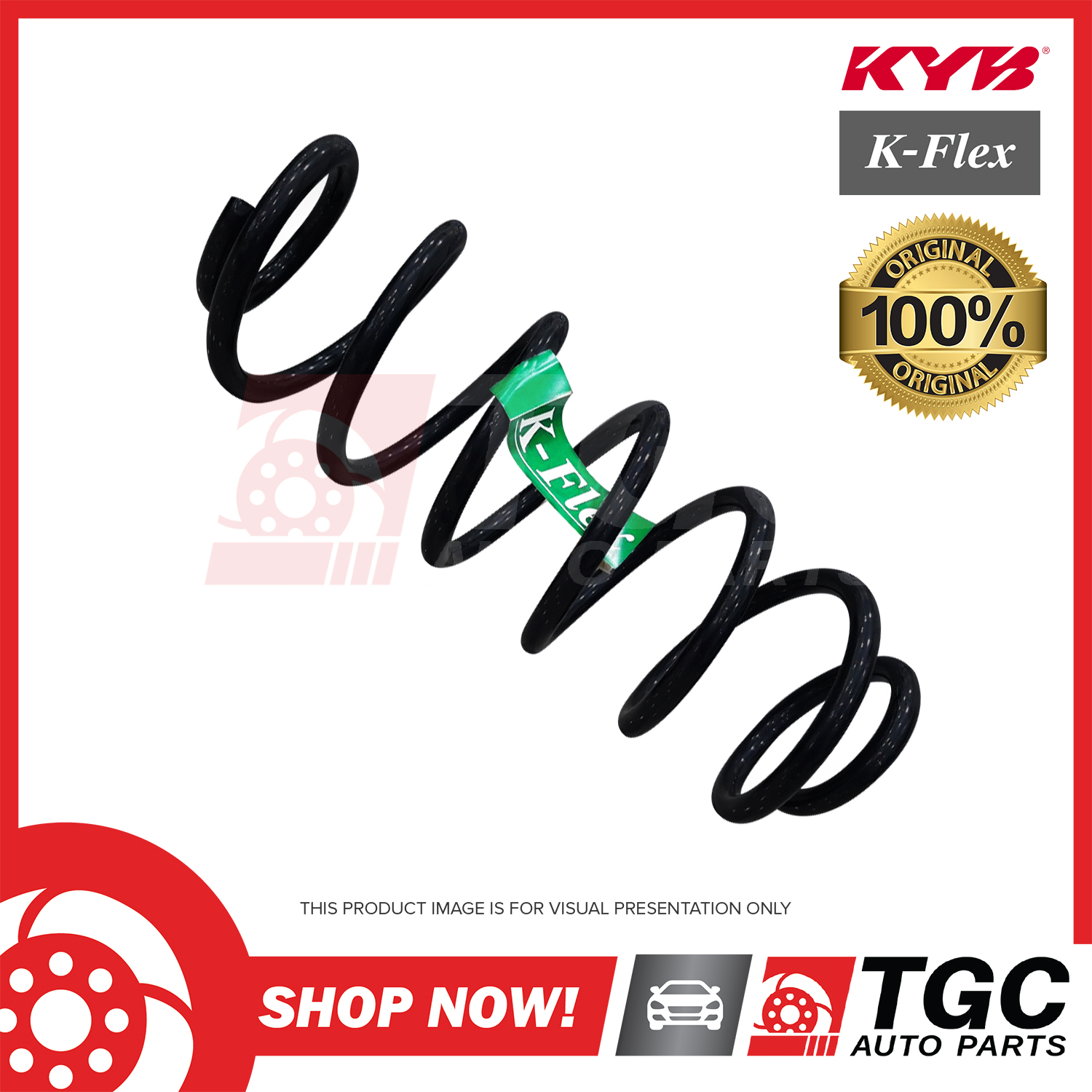 KYB KAYABA K-Flex Front Coil Spring Mirage G4 Hatchback 2012 - Up ...