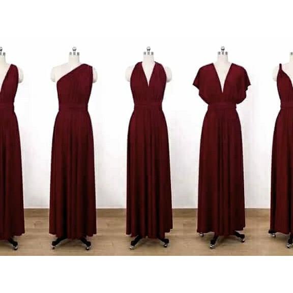 INFINITY DRESS MAROON | Lazada PH