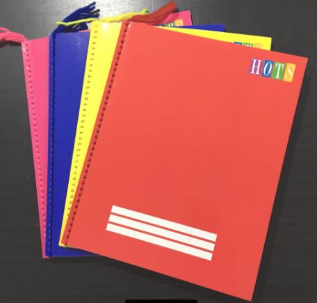 IDOLS or HOTS and P1 Notebook Spiral, w/ Yarn Notebook Colored Cover ...