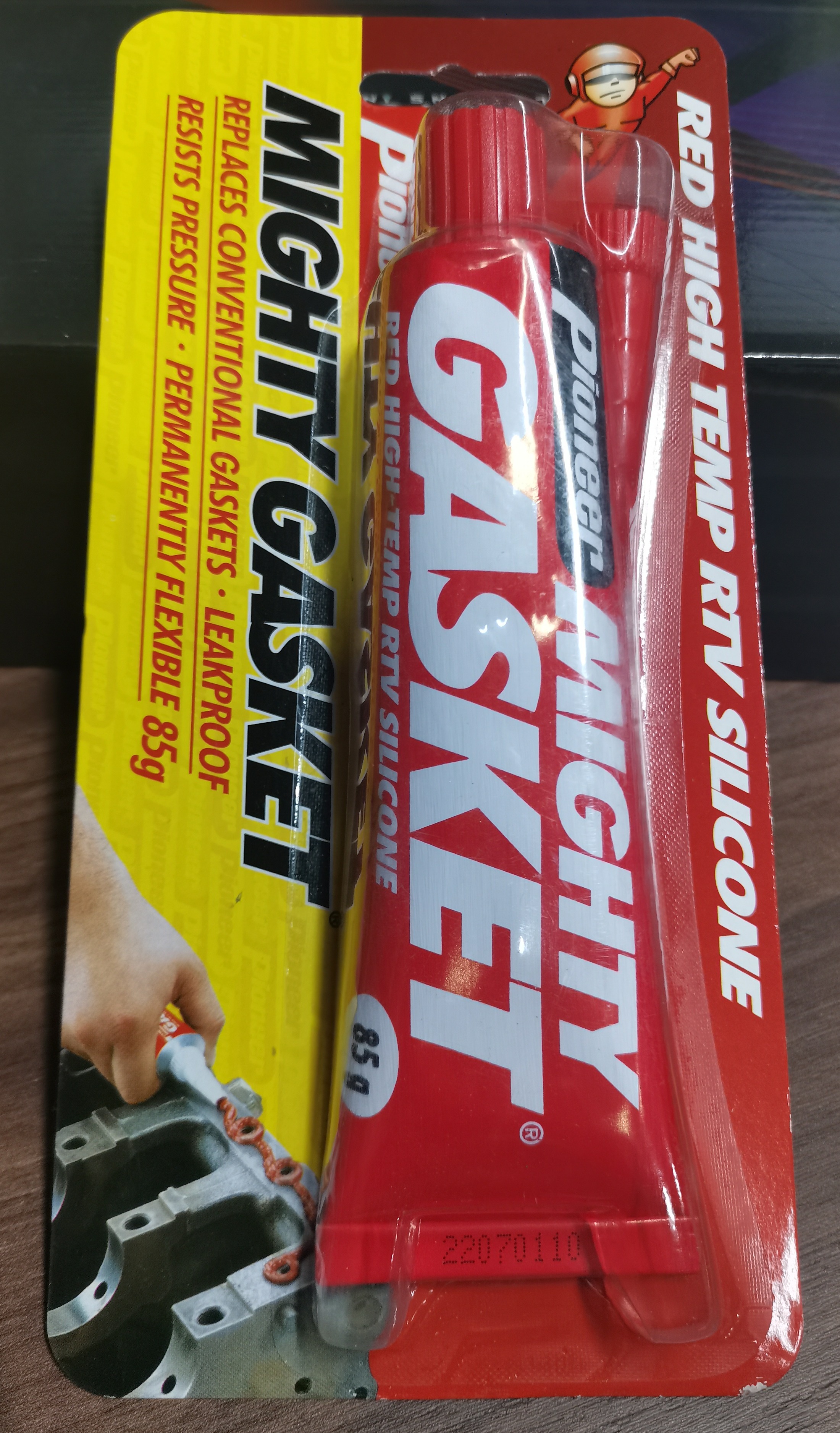 Pioneer Mighty Gasket Black and Red RTV Silicone | Lazada PH