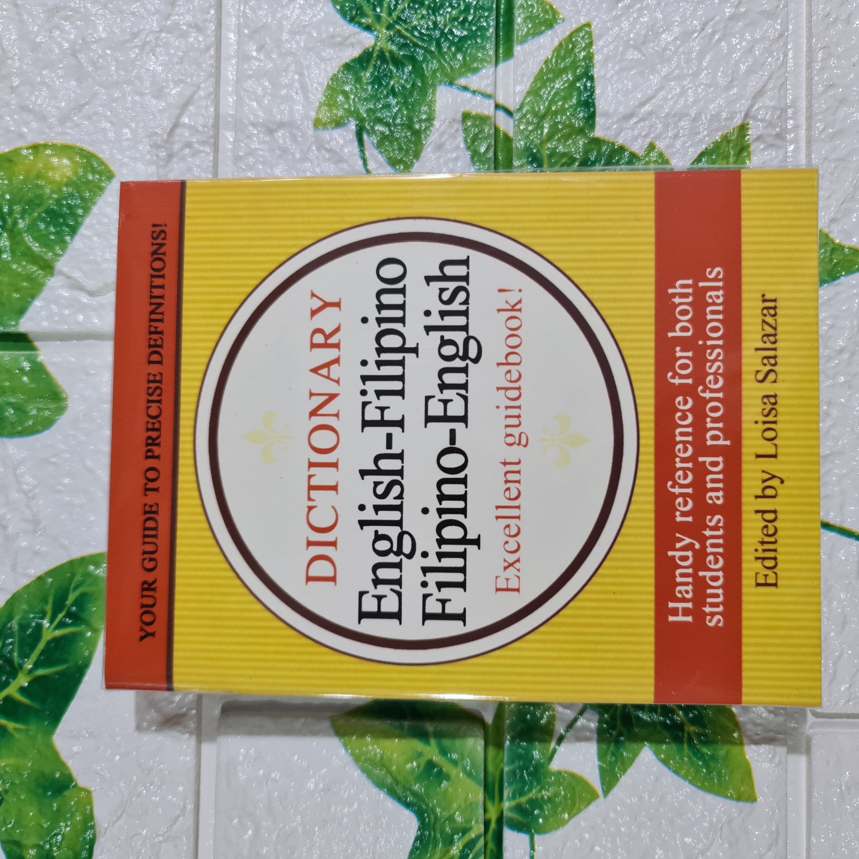 Dictionary English-Filipino Filipino- English By:Loisa Salazar | Lazada PH