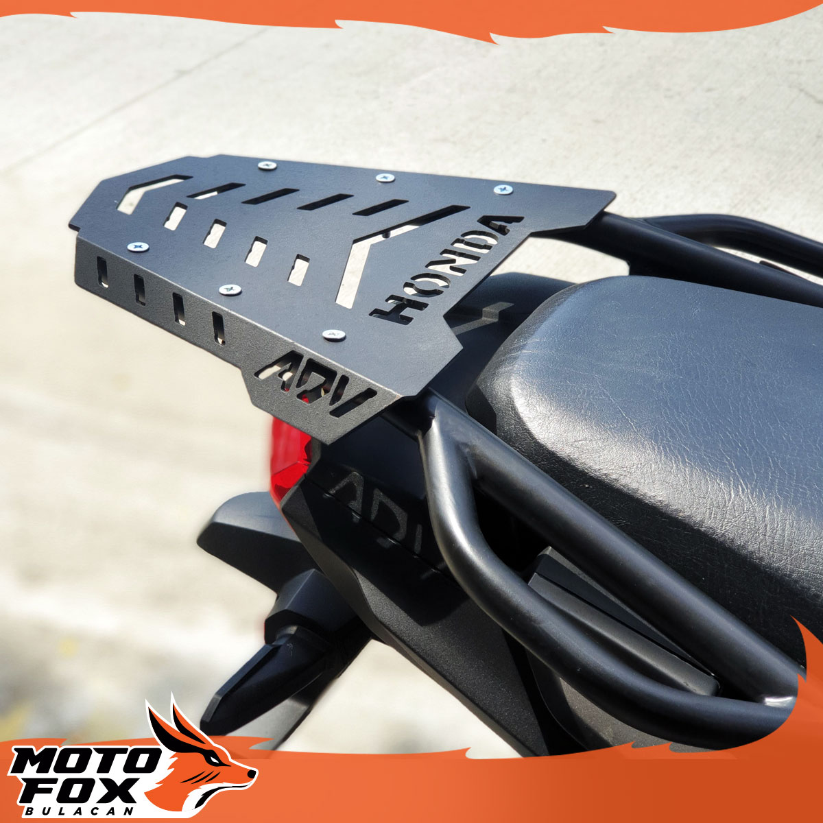 Red Motoshield Honda ADV 150 | ADV 160 Top Box Bracket | Lazada PH