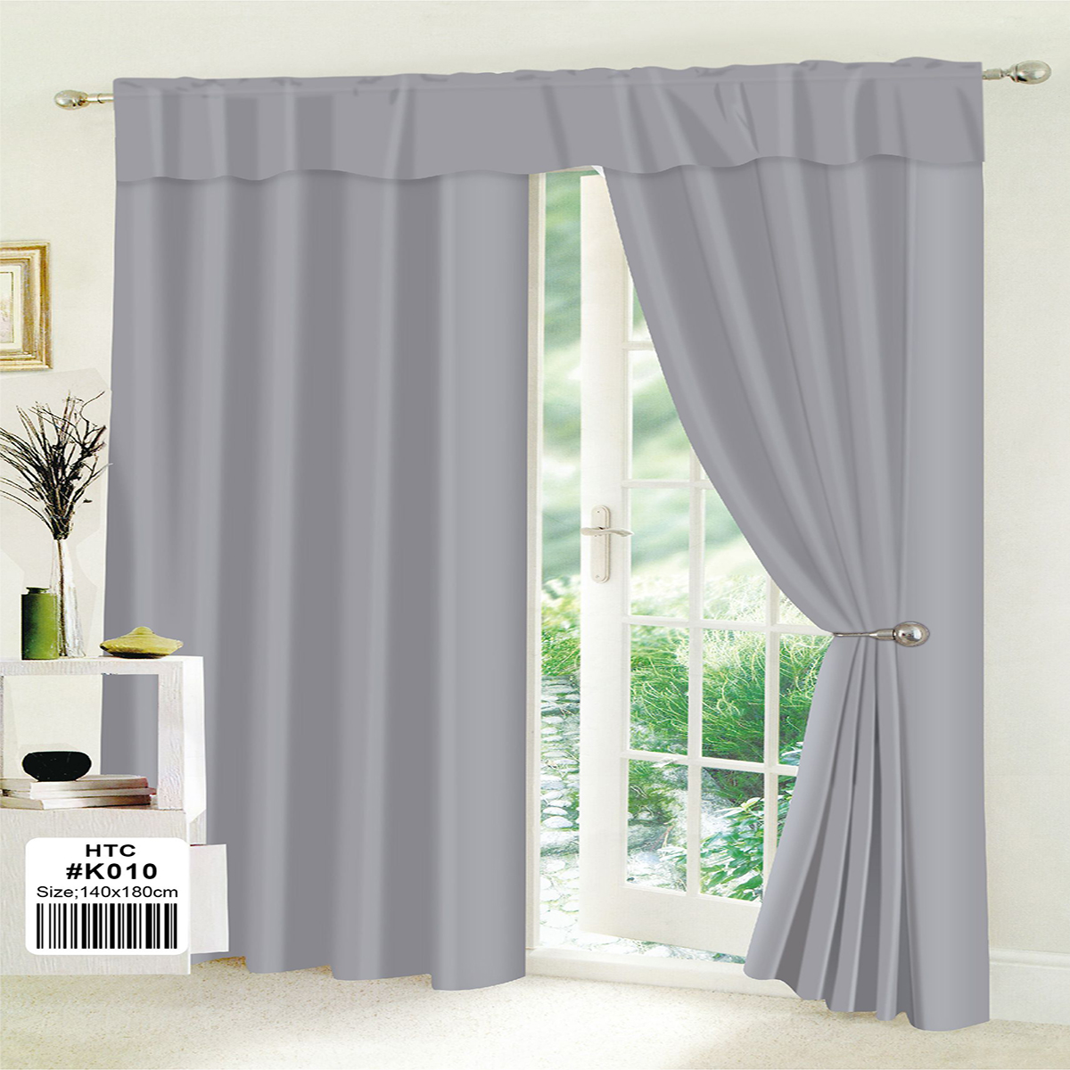 Woodify 140*180cm 4PCS Blackout Curtains for Window Solid color Design ...