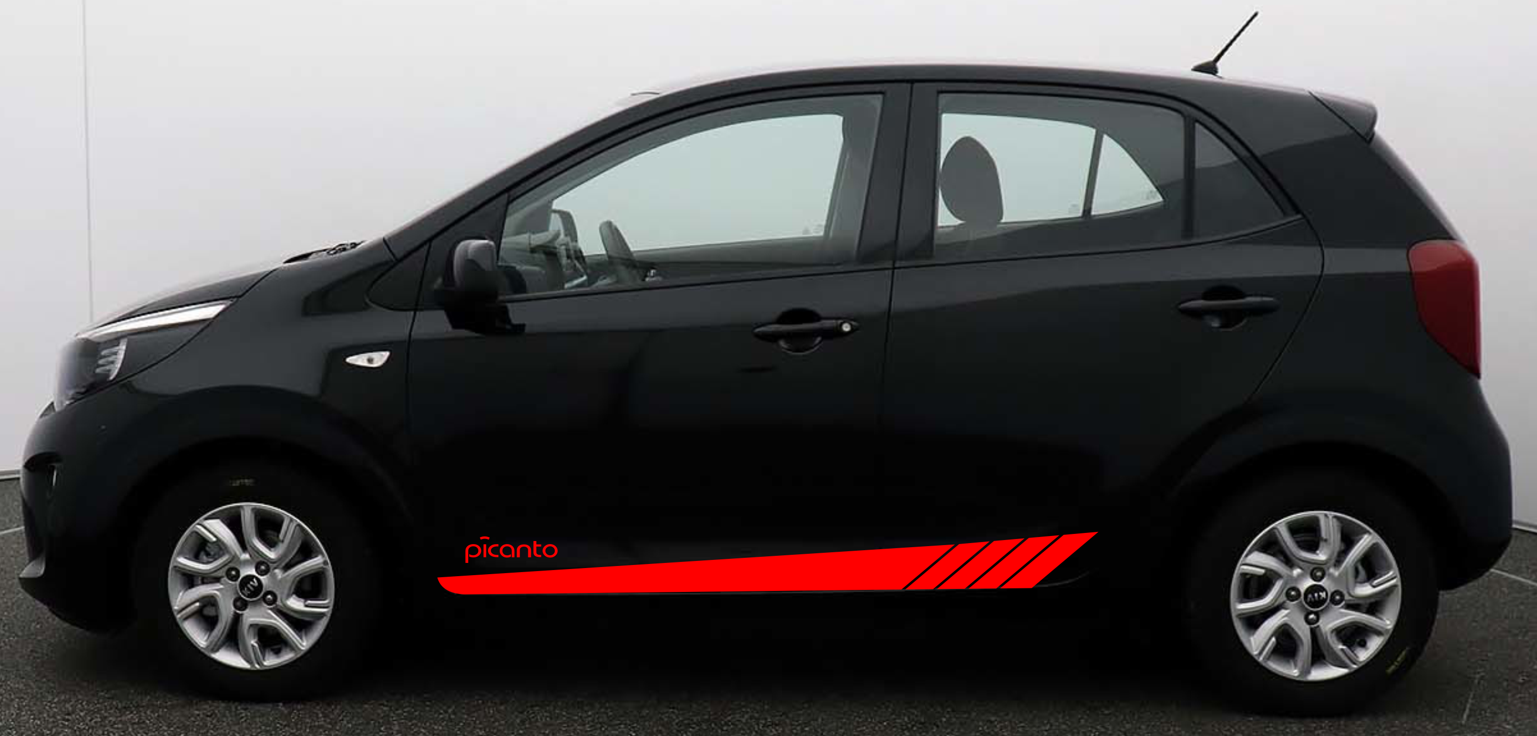 Kia Picanto Linear Decal Design cut out vinyl sticker | Lazada PH