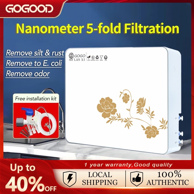 【COD】 GOGOOD 5 in 1 alkaline Water Purifier Set dispenser water ...