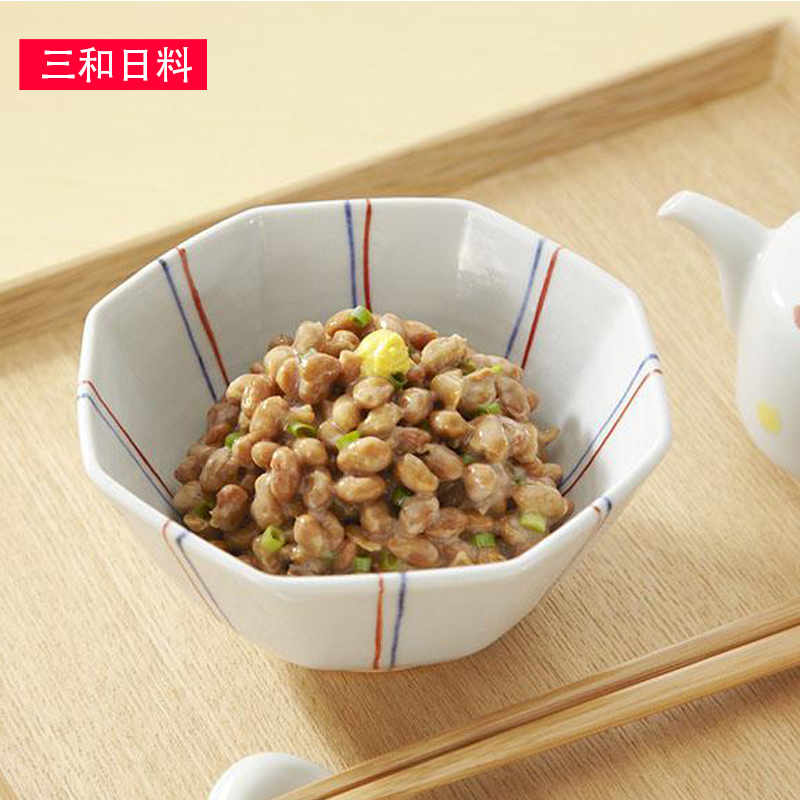 Japan's large-grain bookstore Hongmeiwu natto 50g*3 boxes of ready-to ...