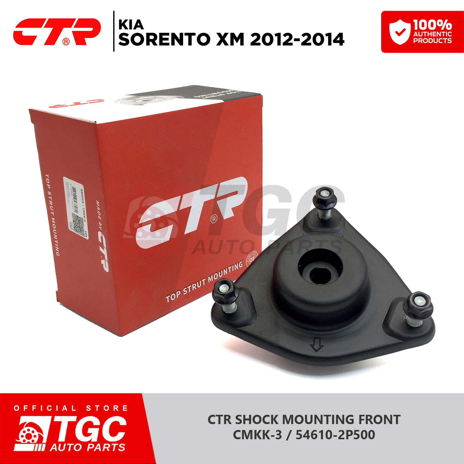 CTR Shock Mounting Front Kia Sorento XM 2012-2014 CMKK-3 / 54610-2P500 ...