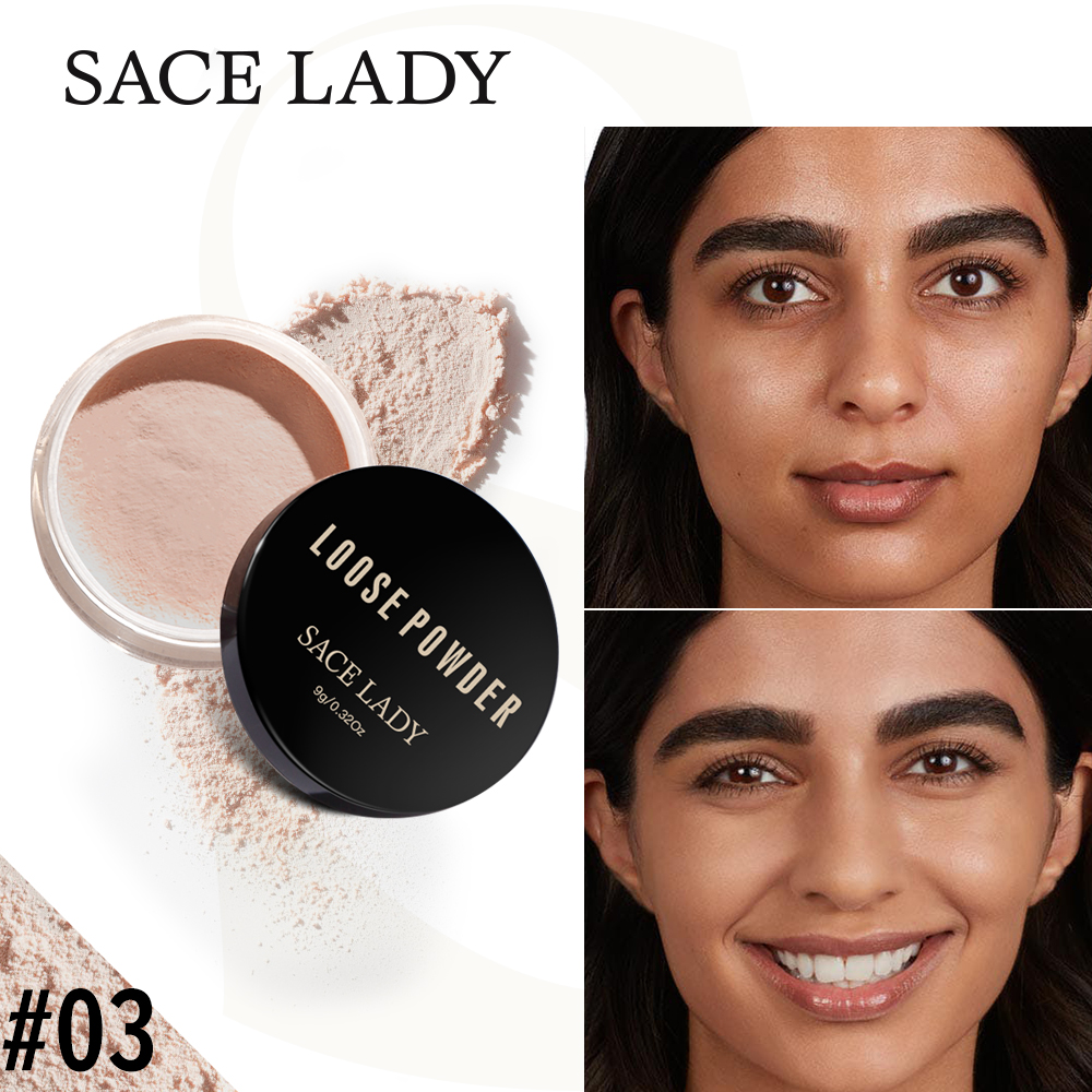 SACE LADY Face powder Matte Finish Oil-Control Long-lasting Smooth 3 ...