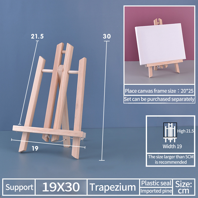 Art Wooden Easel Wooden Oil Painting Rack For Artist Drawing Oil ...