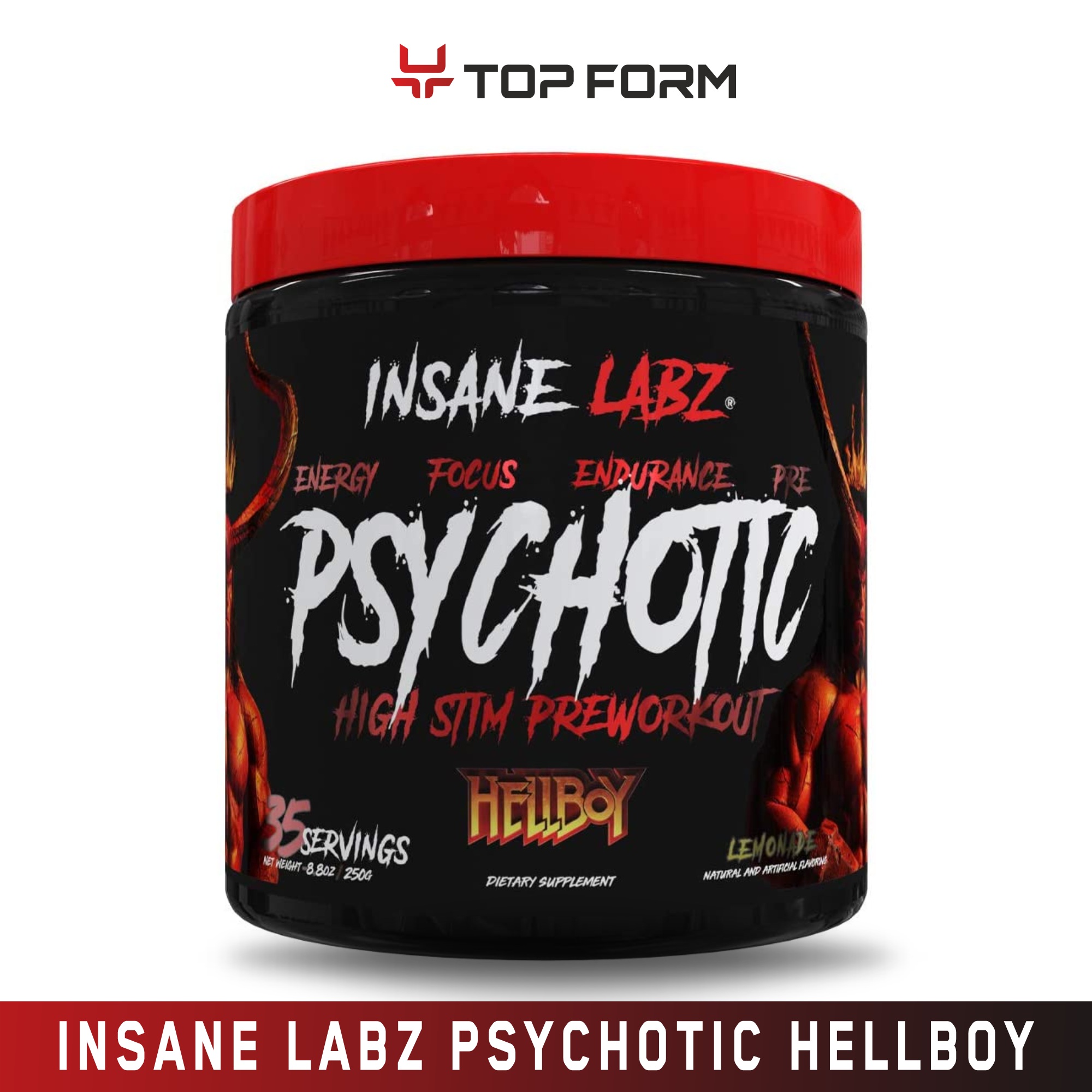Insane Labz Psychotic Hellboy-Pre Workout Powder (35 Servings) | Lazada PH