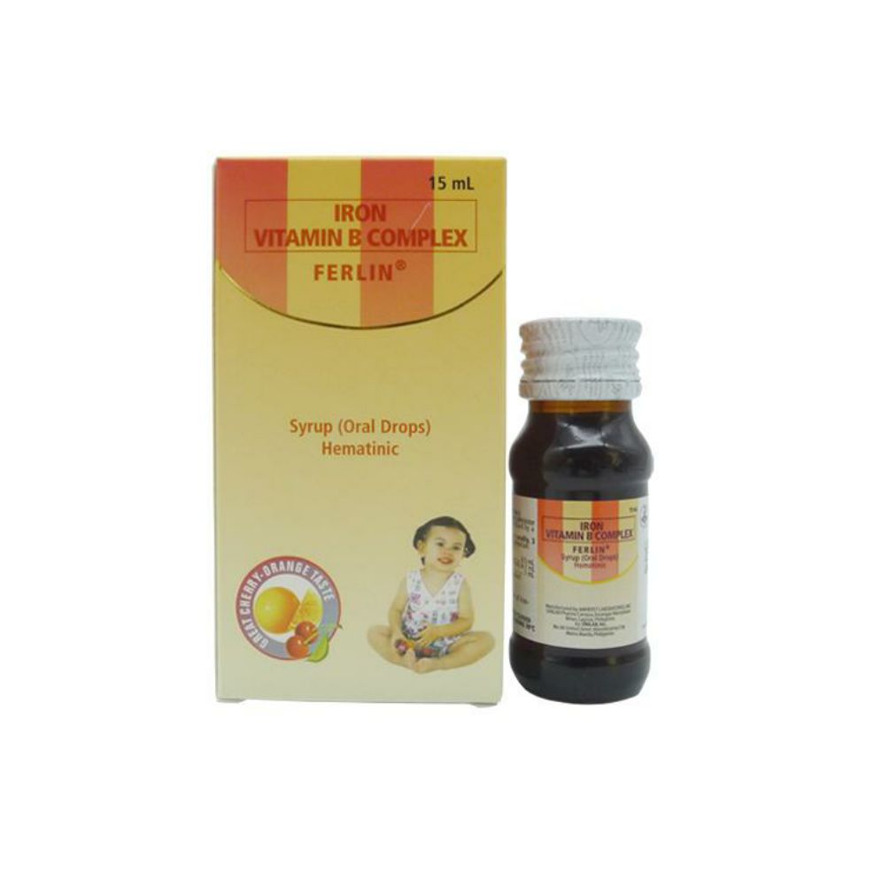 Ferlin Iron + Vitamin B Complex 15 ml Oral Drops | Lazada PH