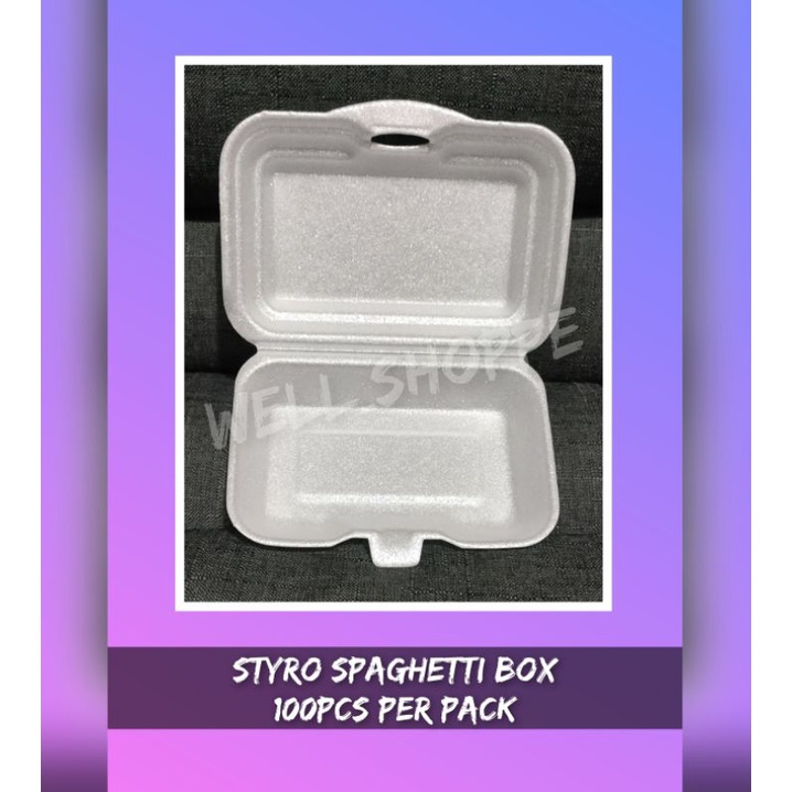 Styro Spaghetti Box (100's) | Lazada PH