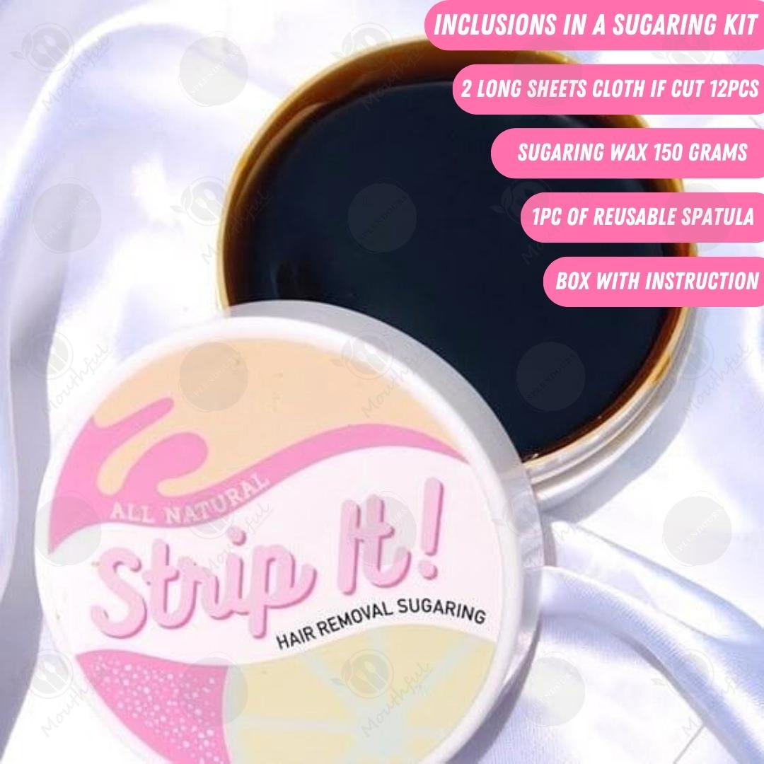 STRIP IT WAX HAIR REMOVAL SET | Organic Sugaring Wax Kit | wax hair ...