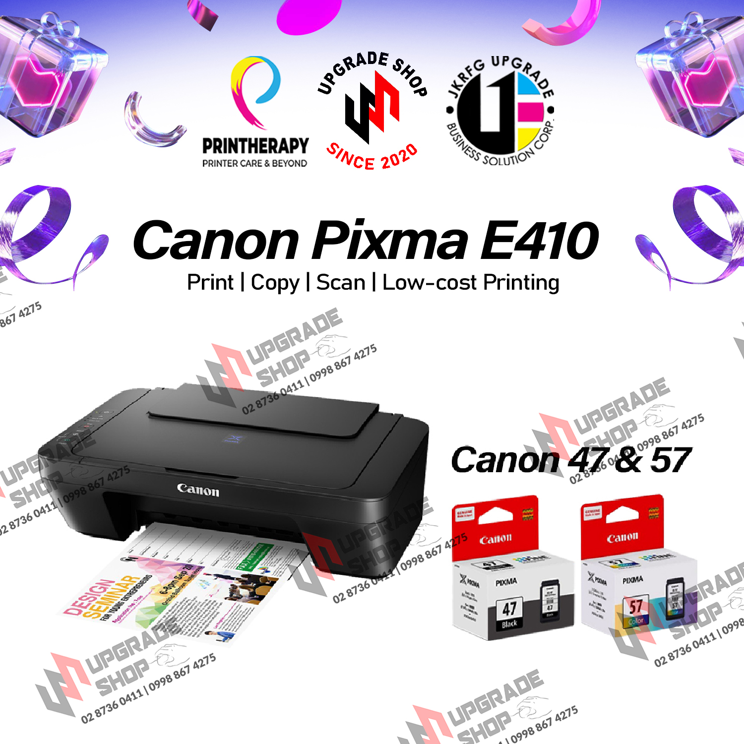 Canon Pixma E410 Inkjet Printer | Lazada PH