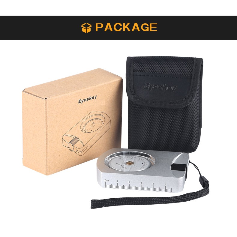 Eyeskey Professional Aluminum Sighting Altimeter Clinometer Slope/Height Measurement | Lazada PH