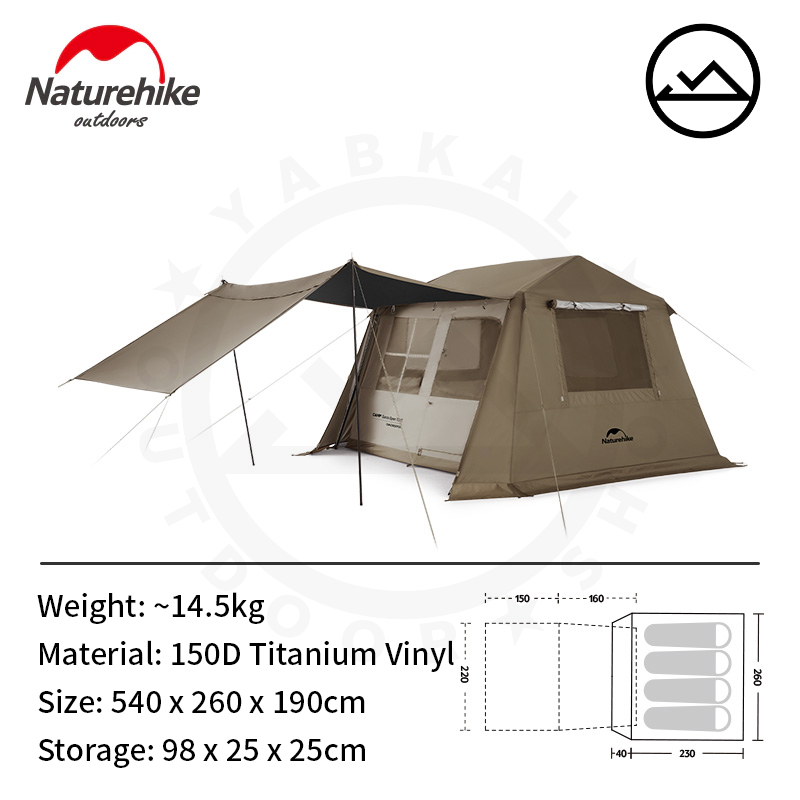 Naturehike Village 6.0 v2 Quick-Open Tent | Lazada PH