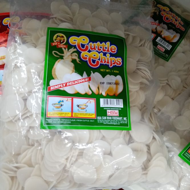FAT & THIN CUTTLEFISH CHIPS (1000grams) | Lazada PH