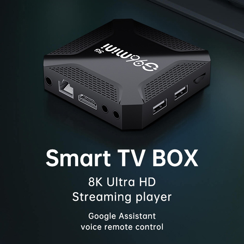 G96 Mini TV Box 8K 1GB+8GB Wireless 2.4G/5G dual-band WiFi Android 13 ...