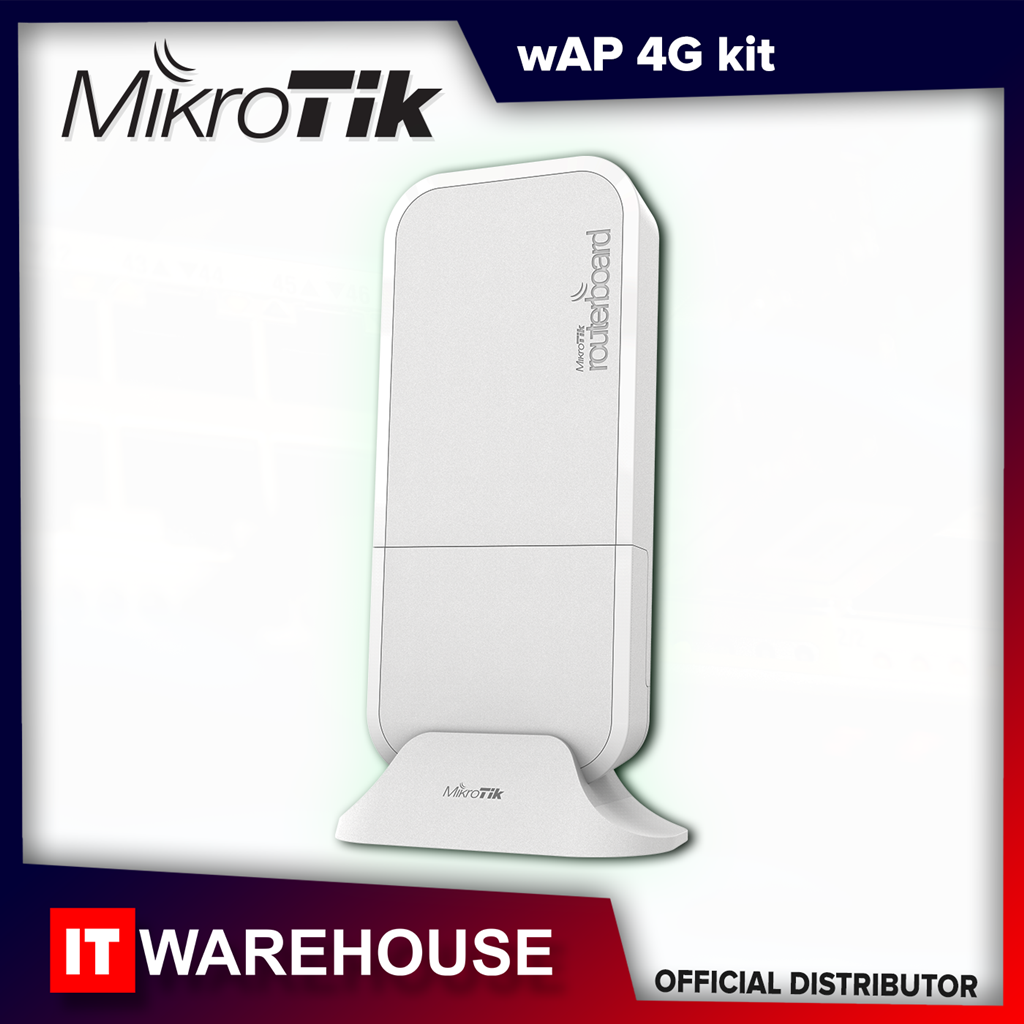 MikroTik wAP 4G kit - Outdoor Access Point with LTE modem (with automotive adapter for vehicle ...