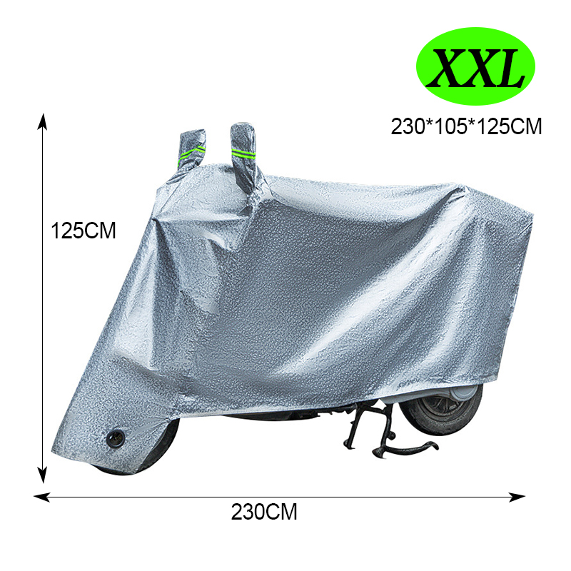 Universal Motorcycle Cover All Season Weather Quality Waterproof Sun ...