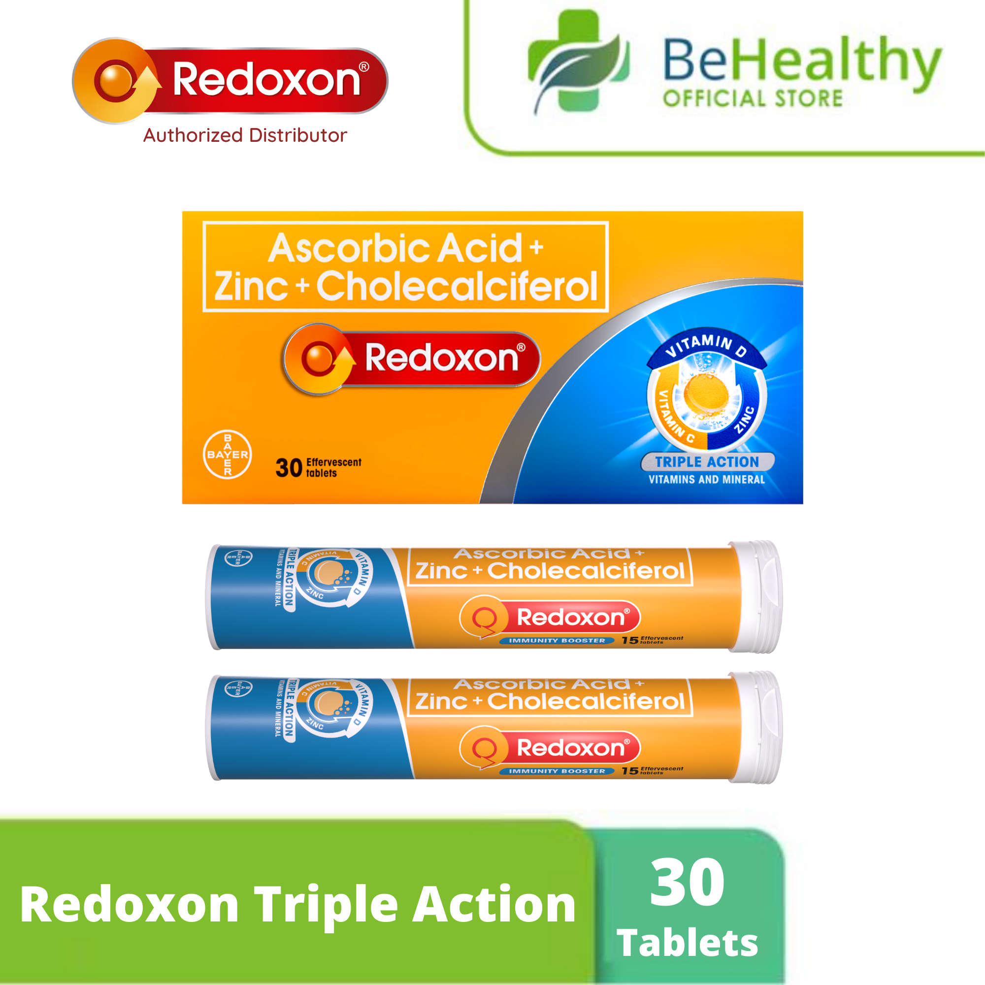 Redoxon Triple Action Effervescent Tablet - 30s | Lazada PH