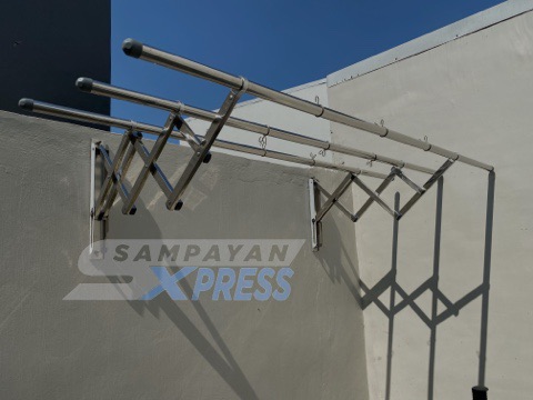 Sampayan Stainless Steel 3Poles/4 Poles Extendable/non-retractable ...