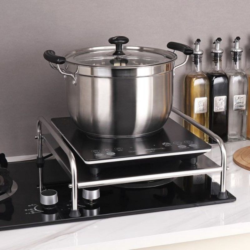 Stainless Steel Induction Cooker Stand Table Gas stove Cover Kitchen ...