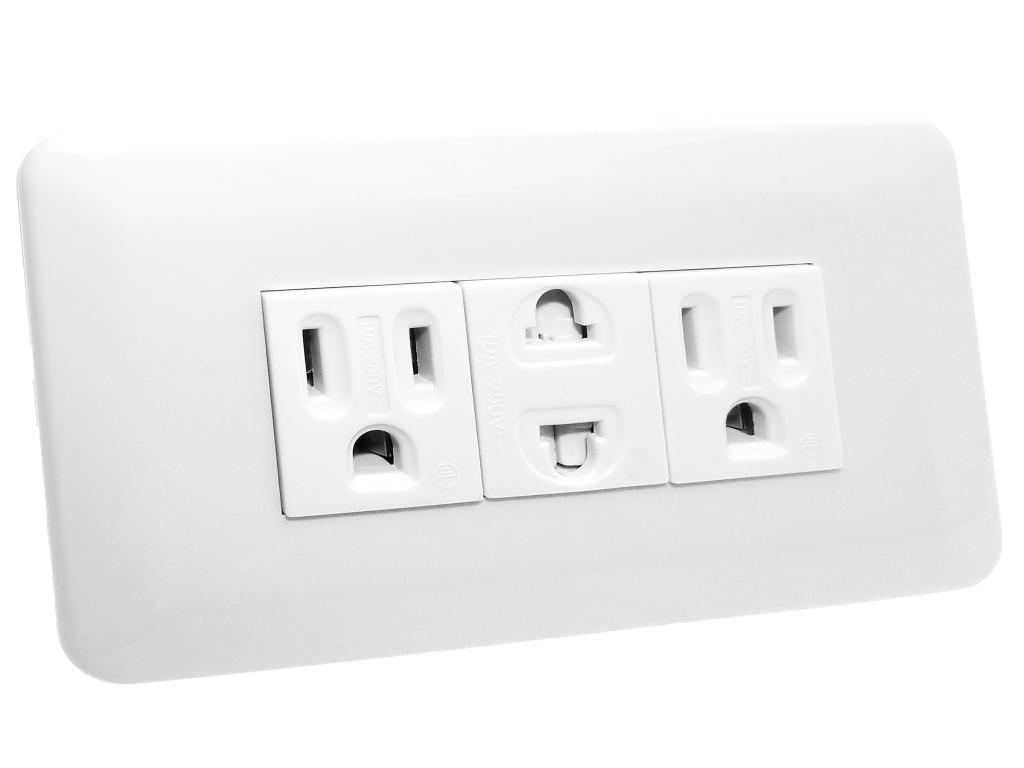 OMNI Convenience Outlet with Ground & Universal Outlet with Safety ...