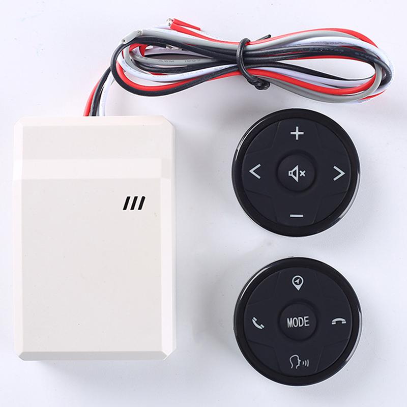 Universal Car Steering Wheel Remote Control Controller 10 Key Music ...