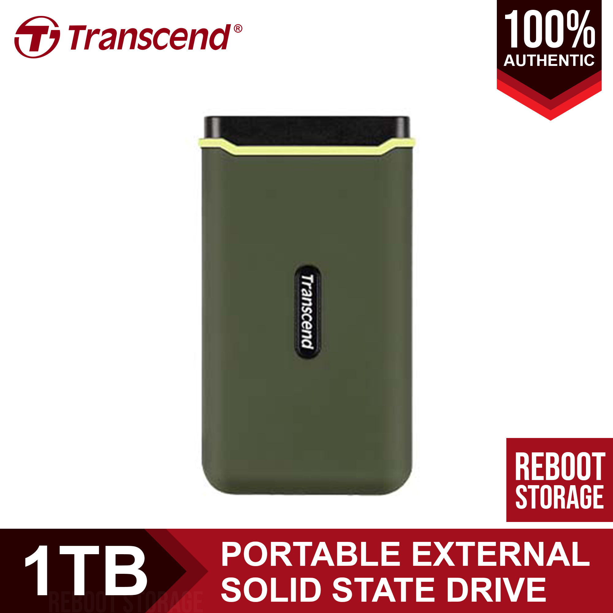 Transcend 1TB ESD380C USB 3.2 Type C Gen 2x2 Portable SSD External ...