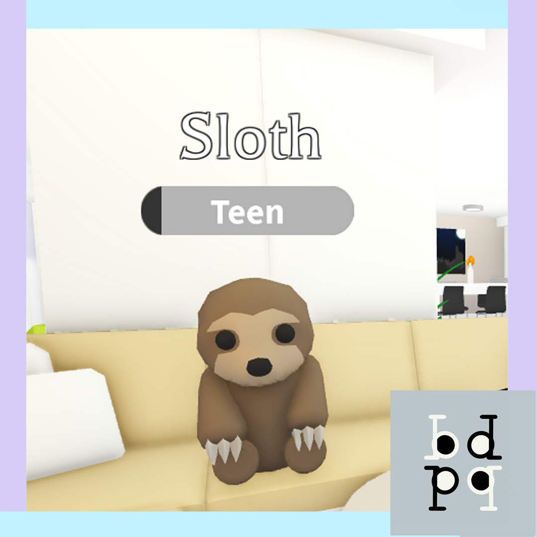Sloth Adopt Me Pets Roblox | Lazada PH