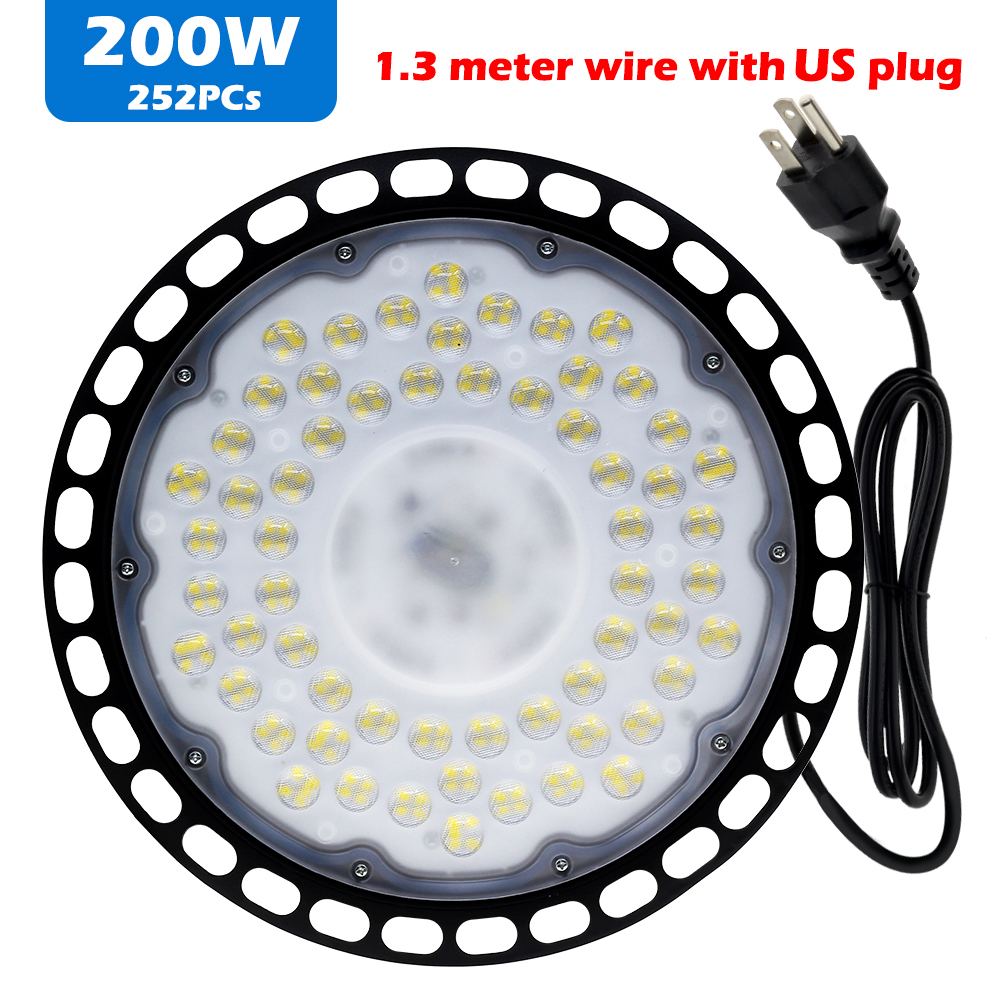 220V Super Bright UFO LED High Bay Lights 100W 150W 200W Waterproof ...