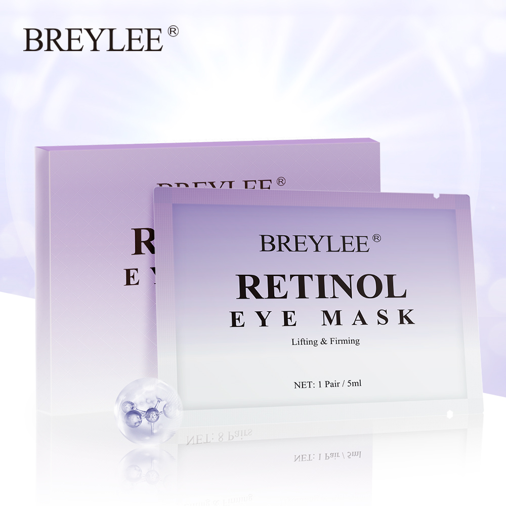 BREYLEE Collagen Eye Mask Skincare 24K Gold Serum Crystal Eye Patch 1 ...