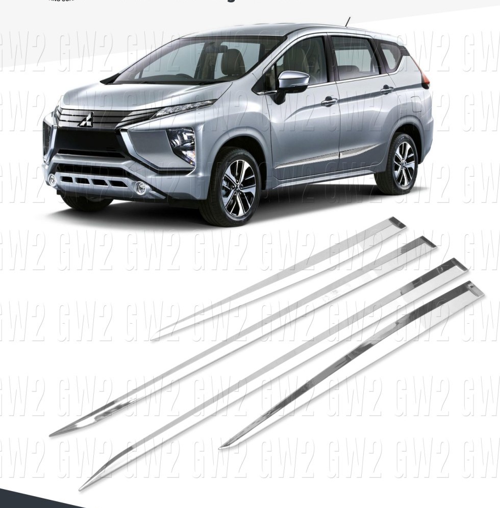 Mitsubishi Xpander 2019 to 2024 Side moulding / Door cladding Chrome ...