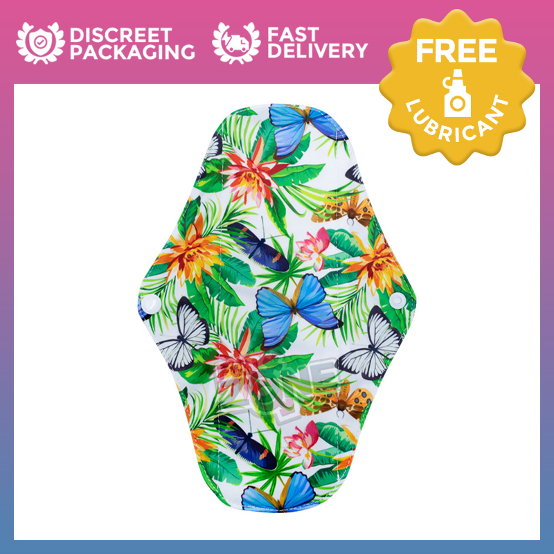 Funzone Foldable Reuseable Bamboo Charcoal Menstrual Napkin Washable ...