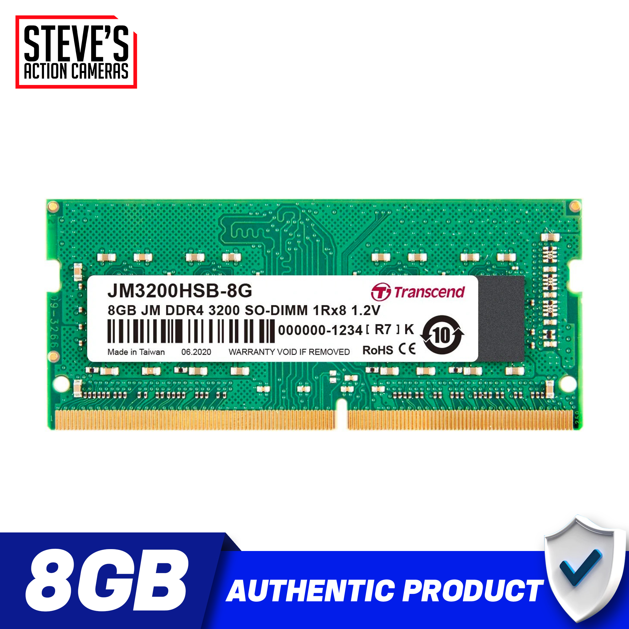 Transcend JetRam 8GB DDR4 3200 MHz SODIMM Laptop Memory Ram | Lazada PH