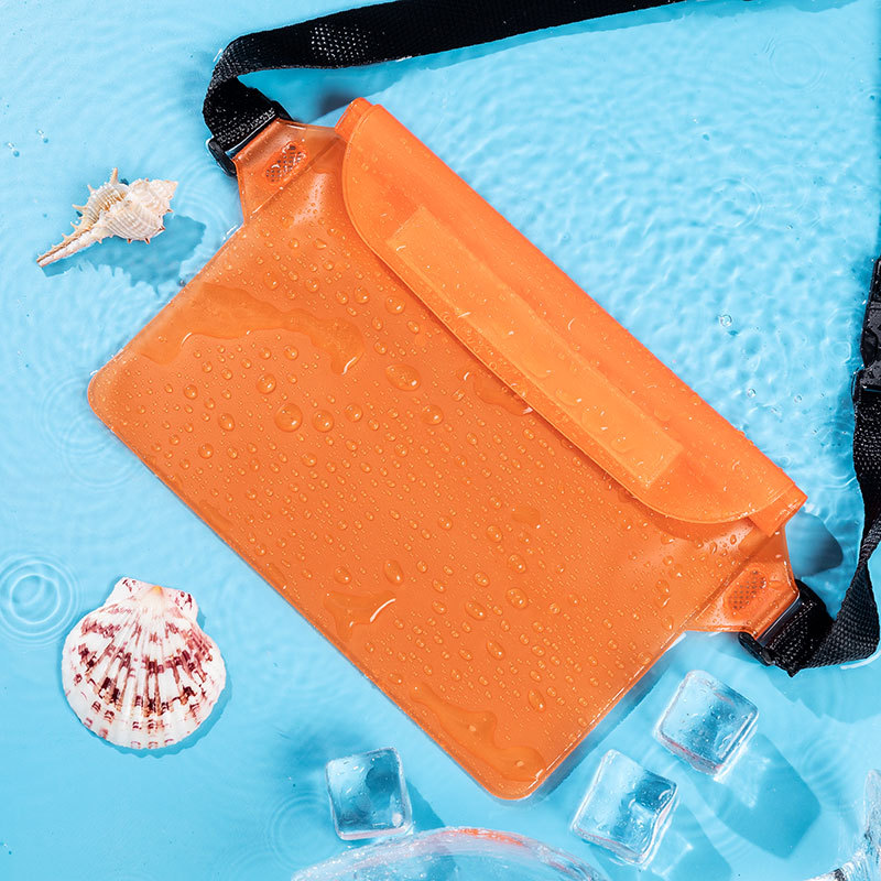 Waterproof Pouch with Waist Strap Dry Bag for Swimming Boating ...