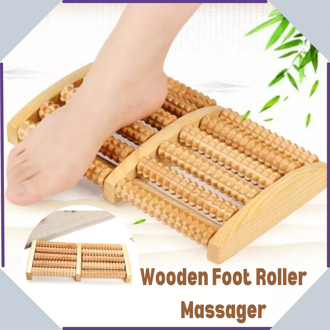 Wooden Foot Roller Massager,Health Care Foot Massager Healthy Wooden ...