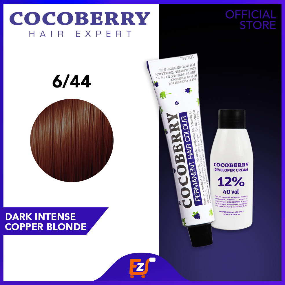 EZ DEAL Cocoberry Permanent Hair Colour Copper Series w/ Developer (SET ...