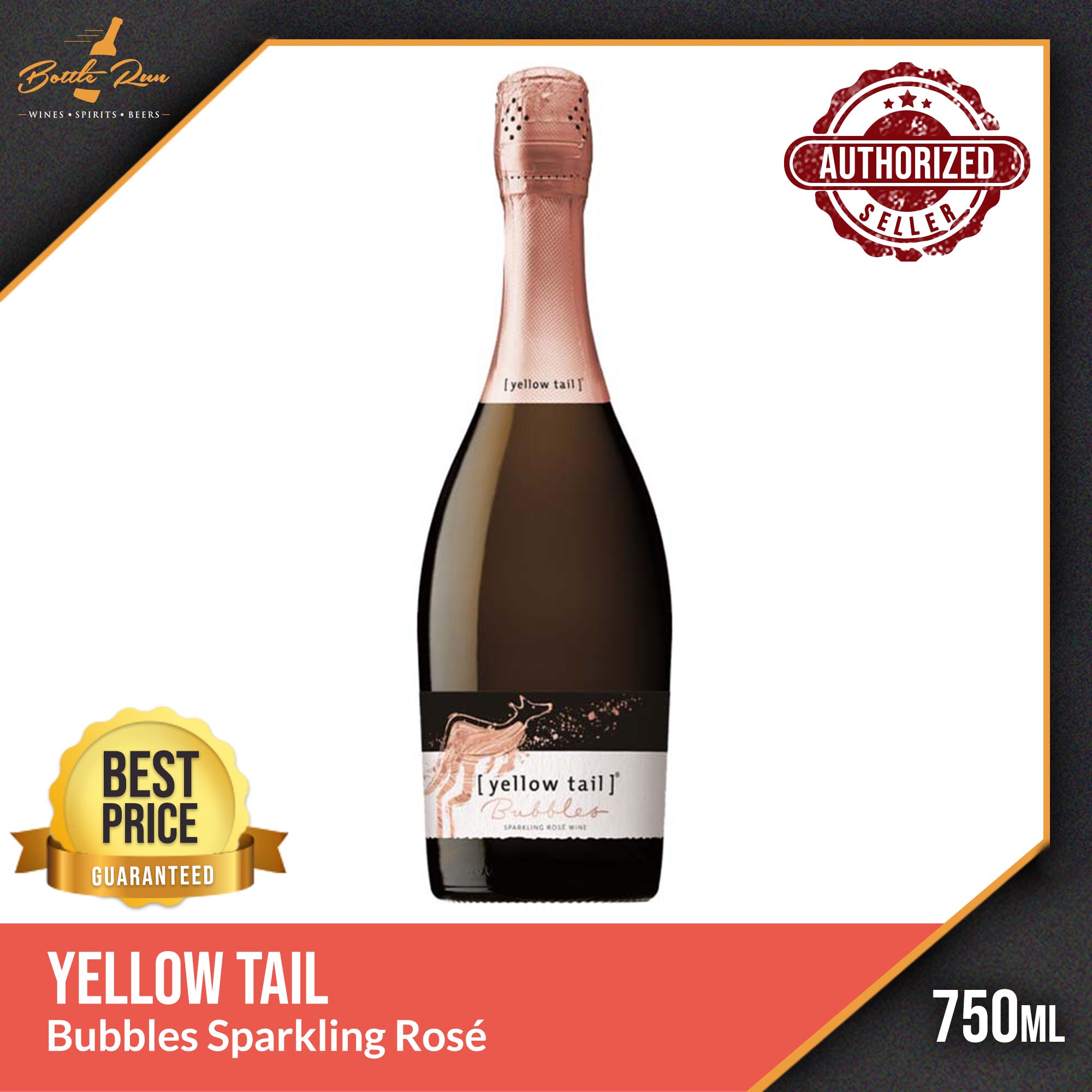 Yellow Tail Bubbles Sparkling Rose Wine 750ml | Lazada PH